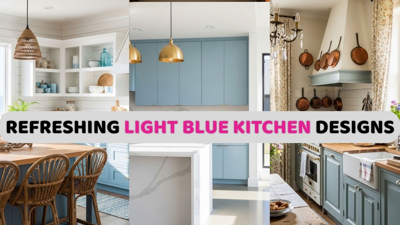7 Light Blue Kitchens That Feel Fresh, Bright, & Timeless - Decor Monks